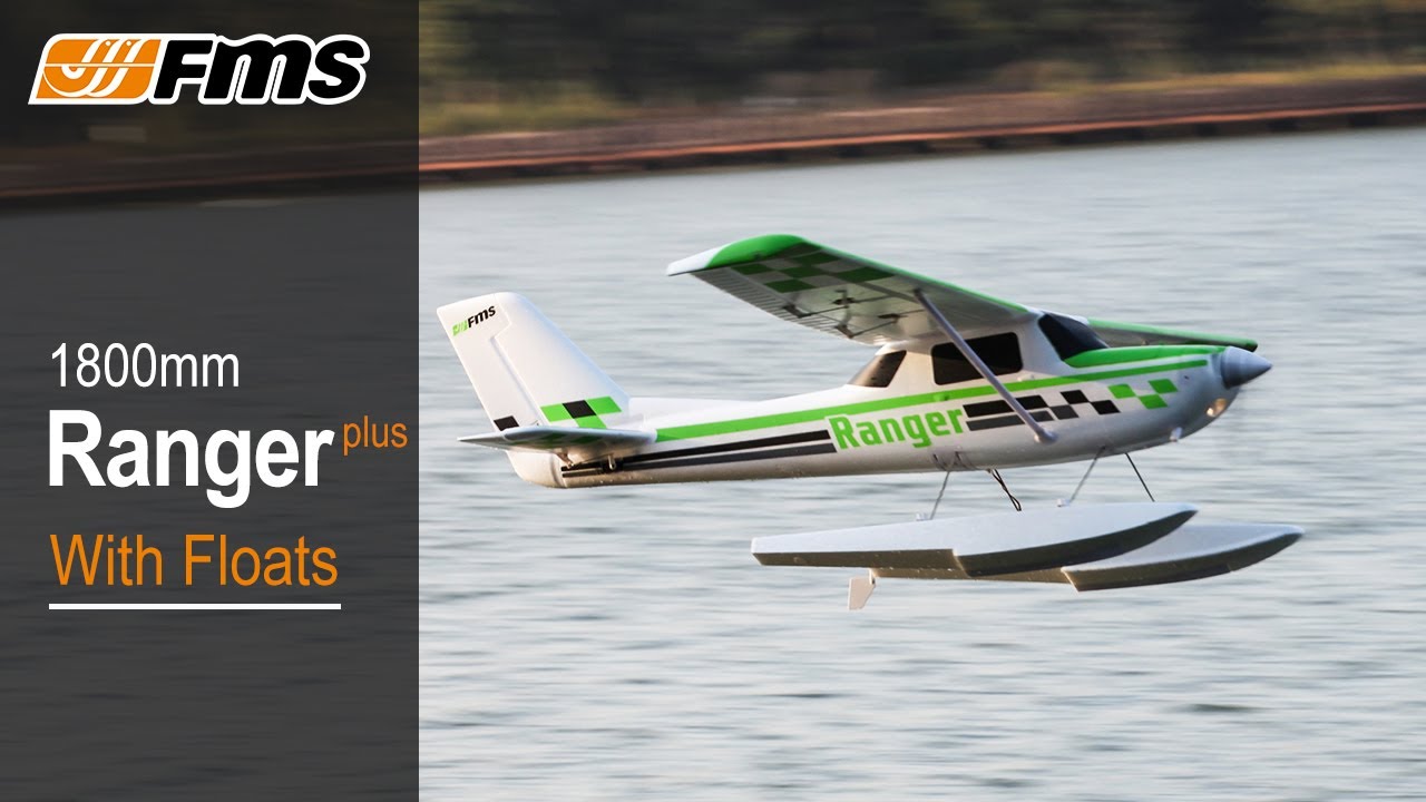 FMS 1800mm Ranger With Floats- Flight - YouTube