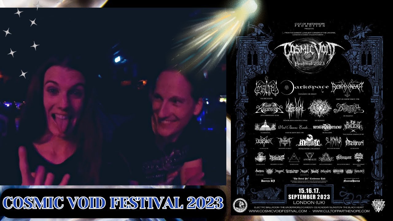 COSMIC VOID FESTIVAL 2023 VLOG - YouTube