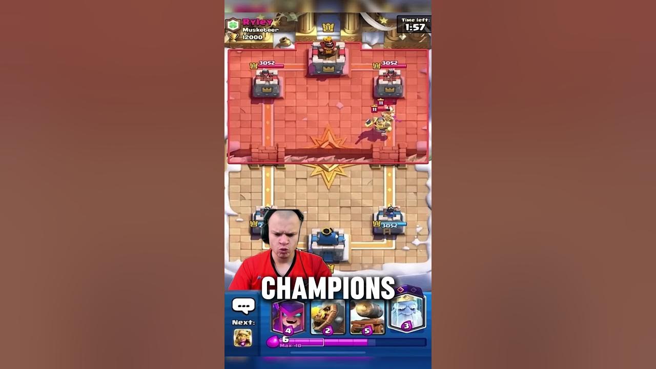 jynxzi plays with nee hero cards against ryley #clashroyale #deck #jynxzi #ryley #fyp #update # ...