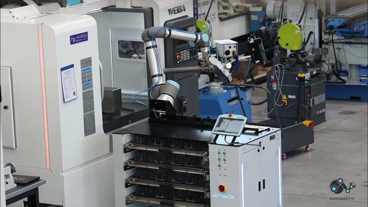 Robotend - Cobot CNC machine tending - YouTube