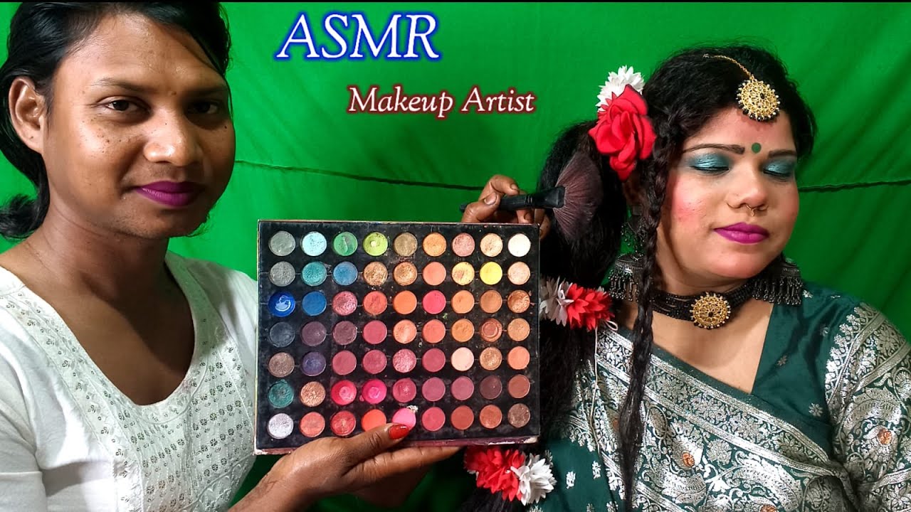ASMR~ Makeup Artist Doing My Makeup 💅💄🌹 - YouTube