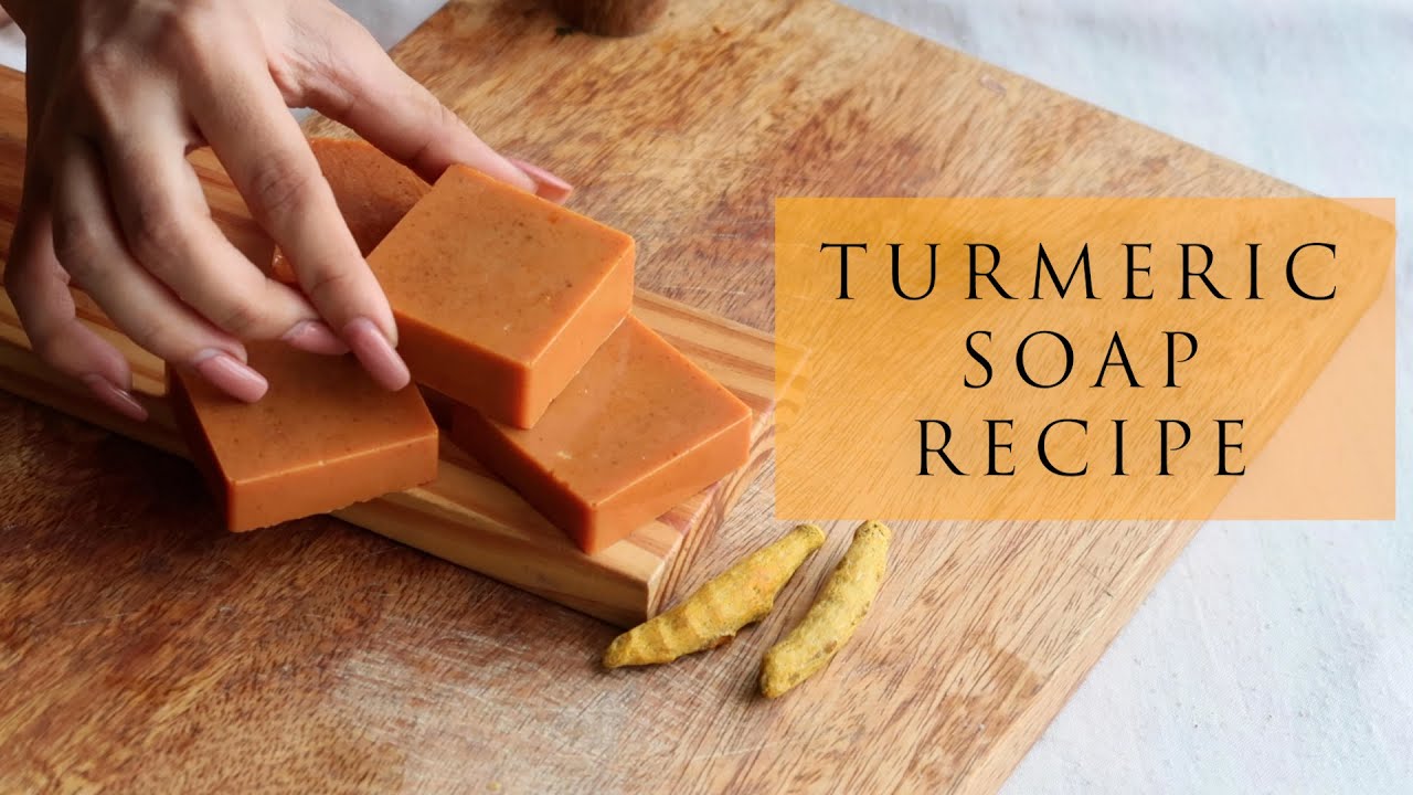 Diy Turmeric Soap Recipe Youtube