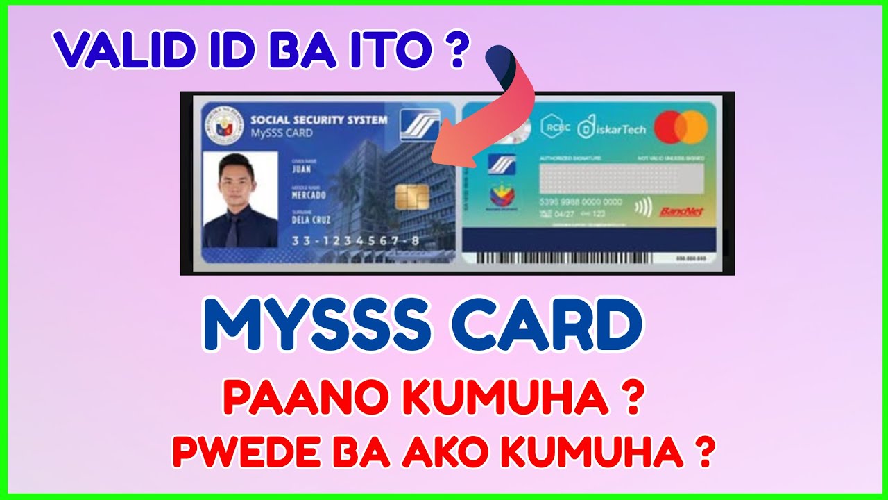 MySSS Card Valid ID Ba? Paano Kumuha ng SSS ID Card RCBC? Sino Pwede ...