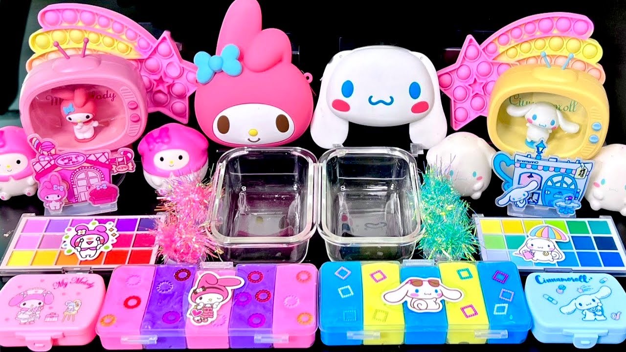 [ASMR] My BEST Sanrio Series Slime Videos Collection 1Hour Half Mins ...