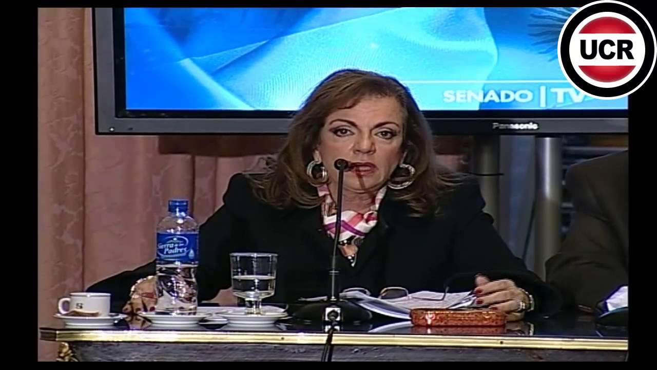 El Senador Cano interroga a Nilda Garré - YouTube