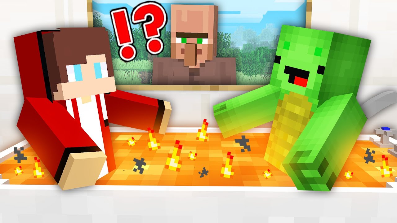 JJ and Mikey Hiding this SECRET in Minecraft - Maizen - YouTube