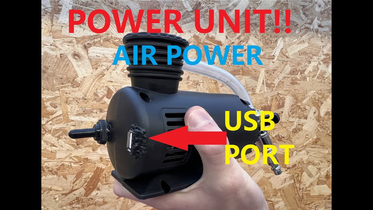 AIR POWERED Generator with USB Charger - YouTube
