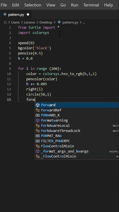 😲 Awesome Graphics With Python Turtle 1 Shorts Python Pythonturtle Coding Youtube