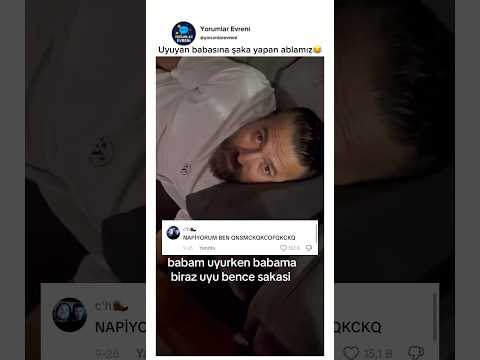 Babasının tepkiye kahkaha attım😂 Cr: urssiistersgf #komik #şaka