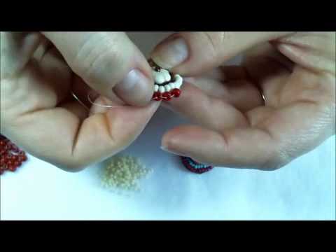 Bead Embroidery Tutorial Part 3 - YouTube