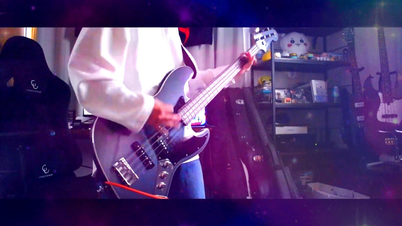 DOLLCHESTRA KNOT ベースで弾いてみた - YouTube