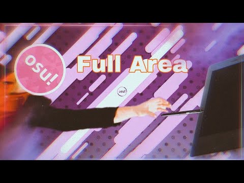 Osu on FULL Area, Medium Sized Graphics Tablet - YouTube
