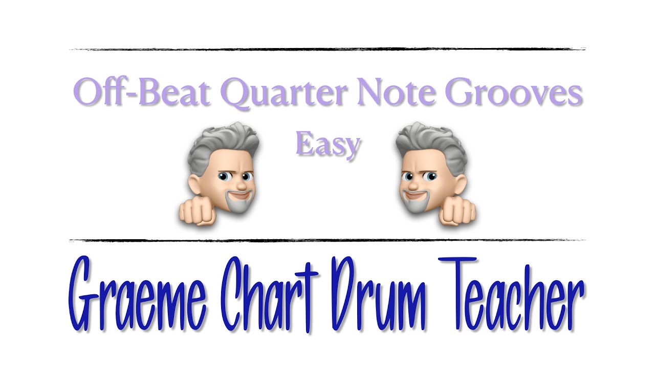 Off Beat Quarter Note Grooves - Beginners - YouTube