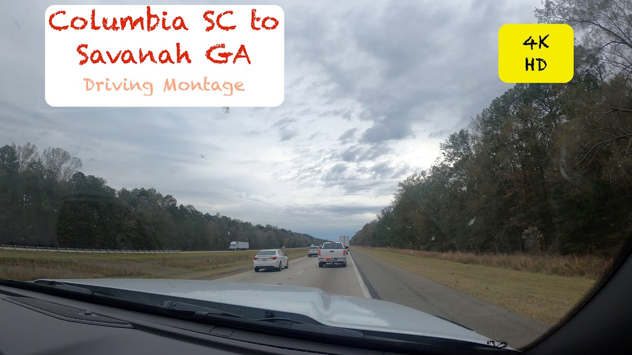Timelapse South Carolina to Georgia (4K Video) - YouTube