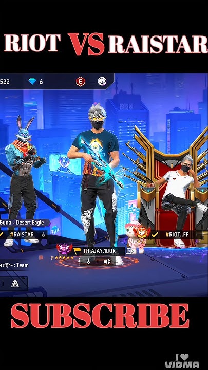 🤡RIOT FF VS 🗿RAISTAR 😱 #freefire #shots - YouTube