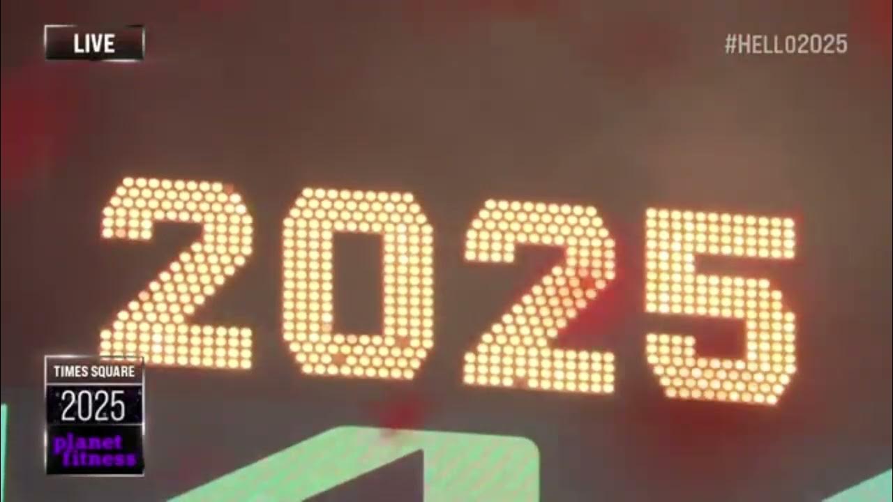 New year's eve Time Square ball drop 2025 (1957 audio) - YouTube
