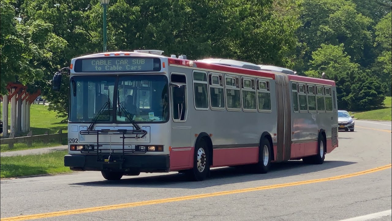 Ex-SF MUNI 2001 Neoplan AN460 #6292 At Rye Playland - YouTube