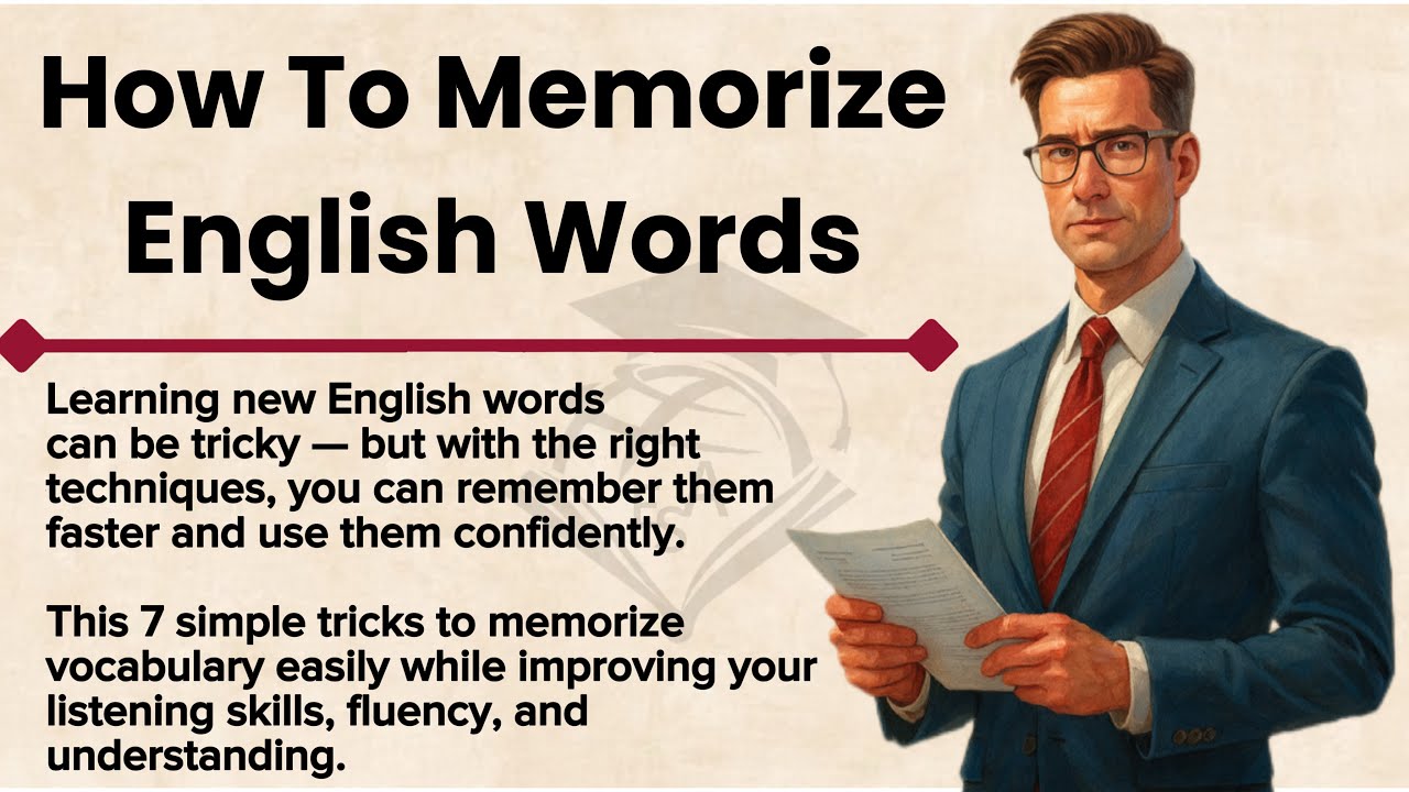 🧠 7 Tricks to Memorize English Words | 📖 Graded Reader 🎧English ...