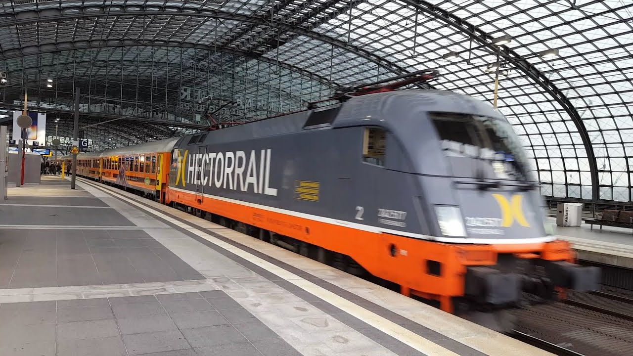 Locomore in Berlin Hbf: LOC/DPF 1818 Berlin-Lichtenberg - YouTube