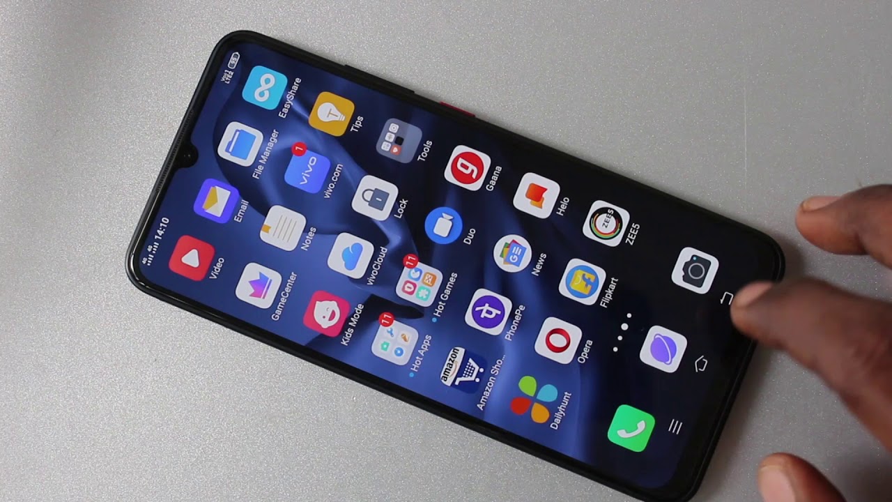 How to hide notch in Vivo S1 Pro - YouTube