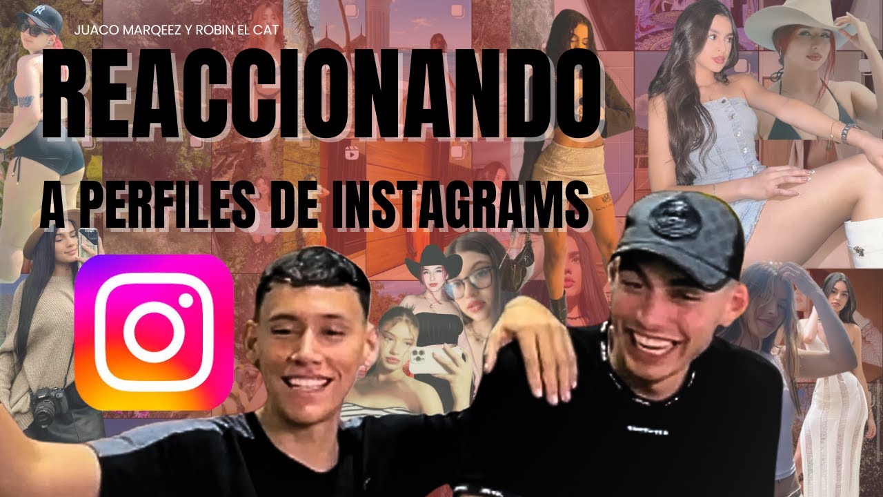 REACCIONANDO PERFILES DE INSTAGRAM ll ¿PURAS MODELOS? - YouTube