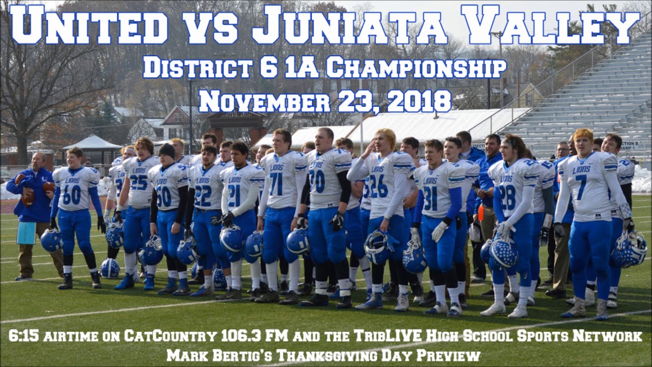 United vs Juniata Valley Preview (11-22-18) - YouTube