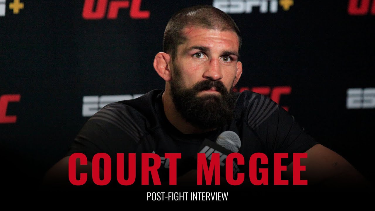 Court McGee UFC Vegas 27 post-fight interview - YouTube