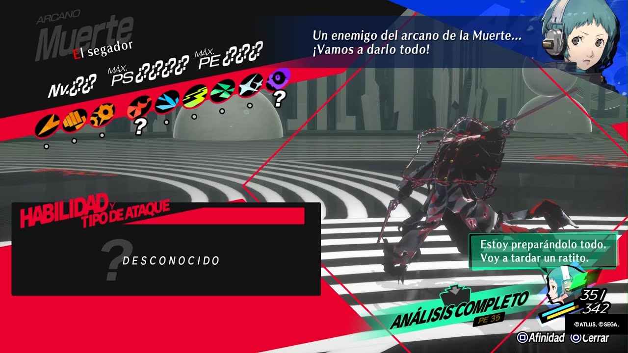 Bossfight the Reaper Persona 3 Reload HARD mode - YouTube