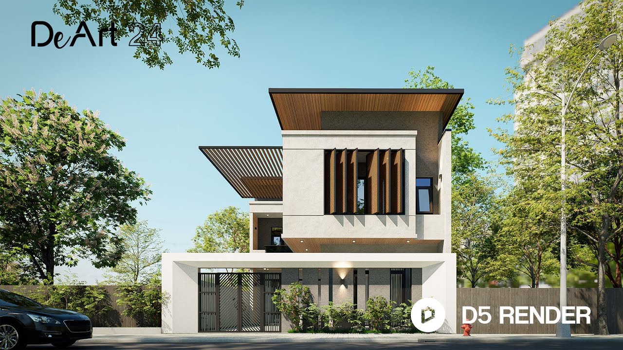 How to Render Realistic Exterior in D5 Render - YouTube
