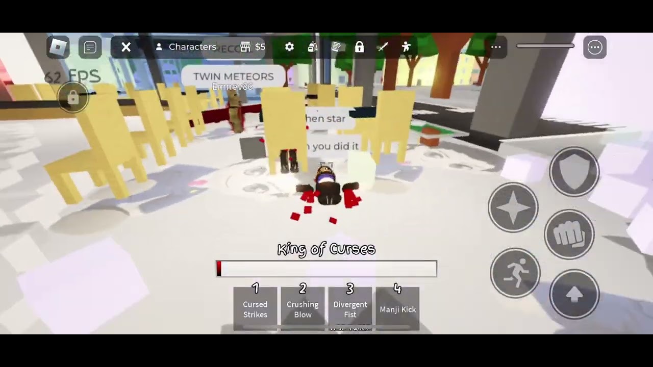 Teaching my friend how to do the world cutting slash in jjs - YouTube