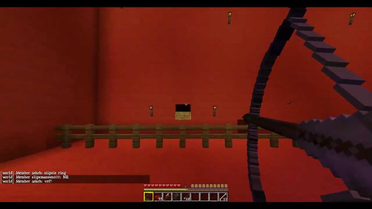Minecraft:Arrow target practice - YouTube