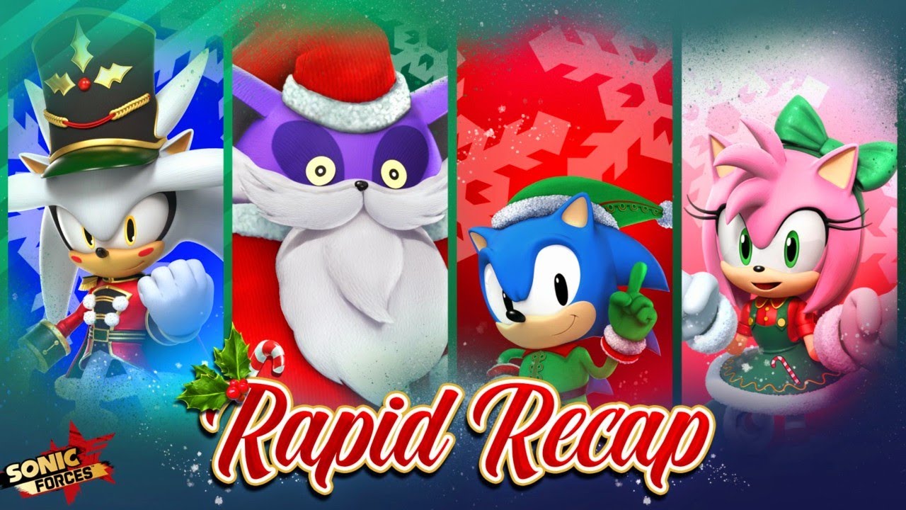 ALL RAPID RECAP CHRISTMAS CHARACTERS - Sonic Forces Speed Battle - YouTube