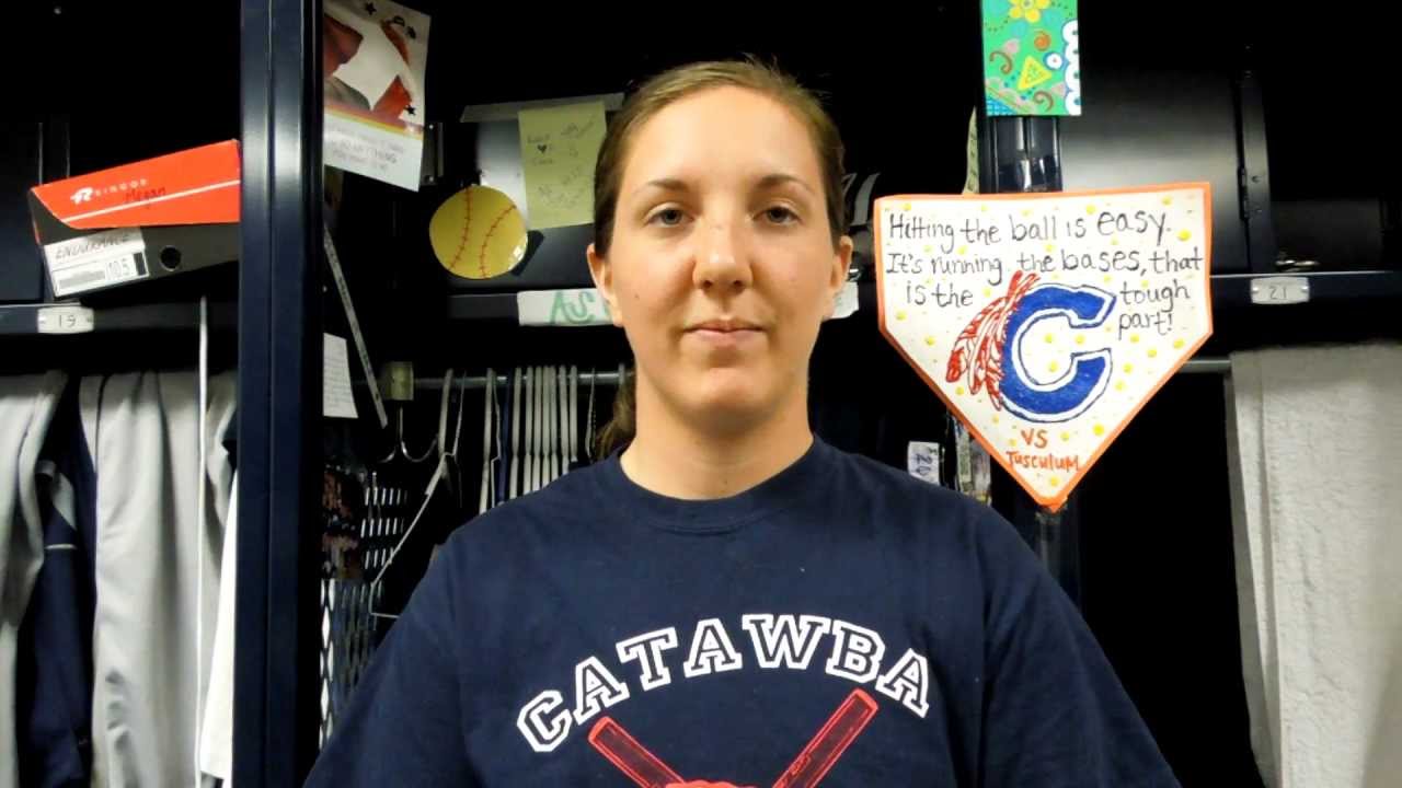 Tara Gibbs for Catawba Softball - YouTube