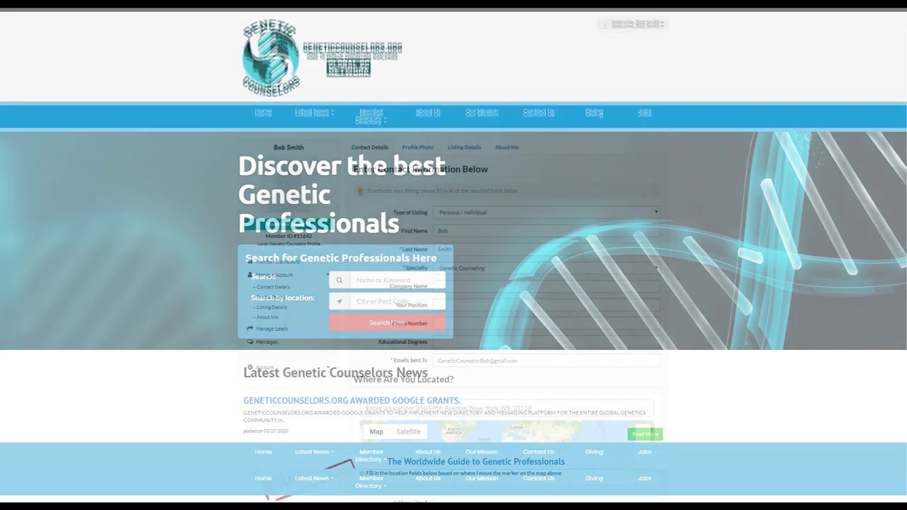 Worldwide Guide to Genetic Professionals - YouTube