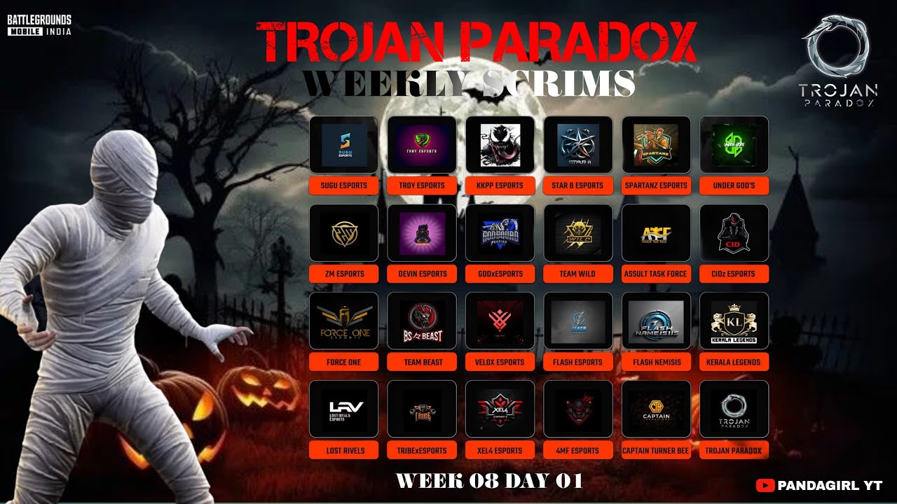 TORJAN PARADOX SCRIMS | WEEK 08 DAY 01 | PANDAGIRL YT IS LIVE - YouTube