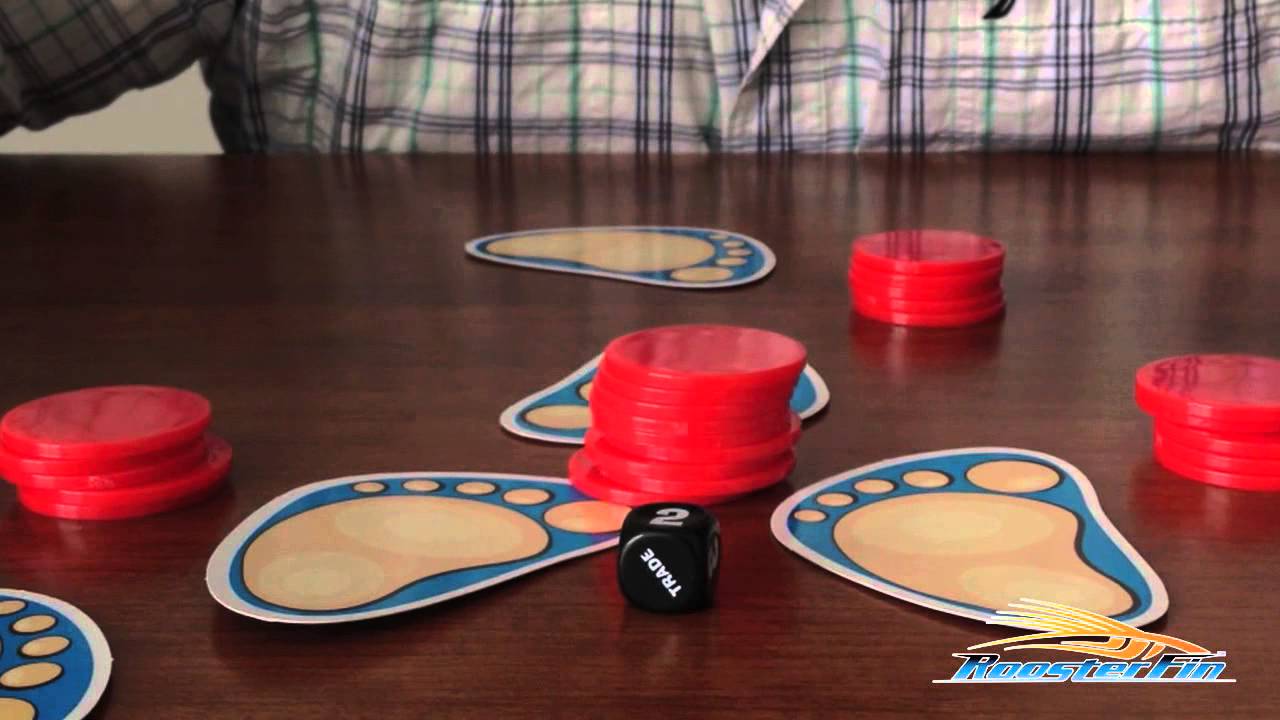 FUN - HIGH STAKES card game Shufflin' Feet - YouTube