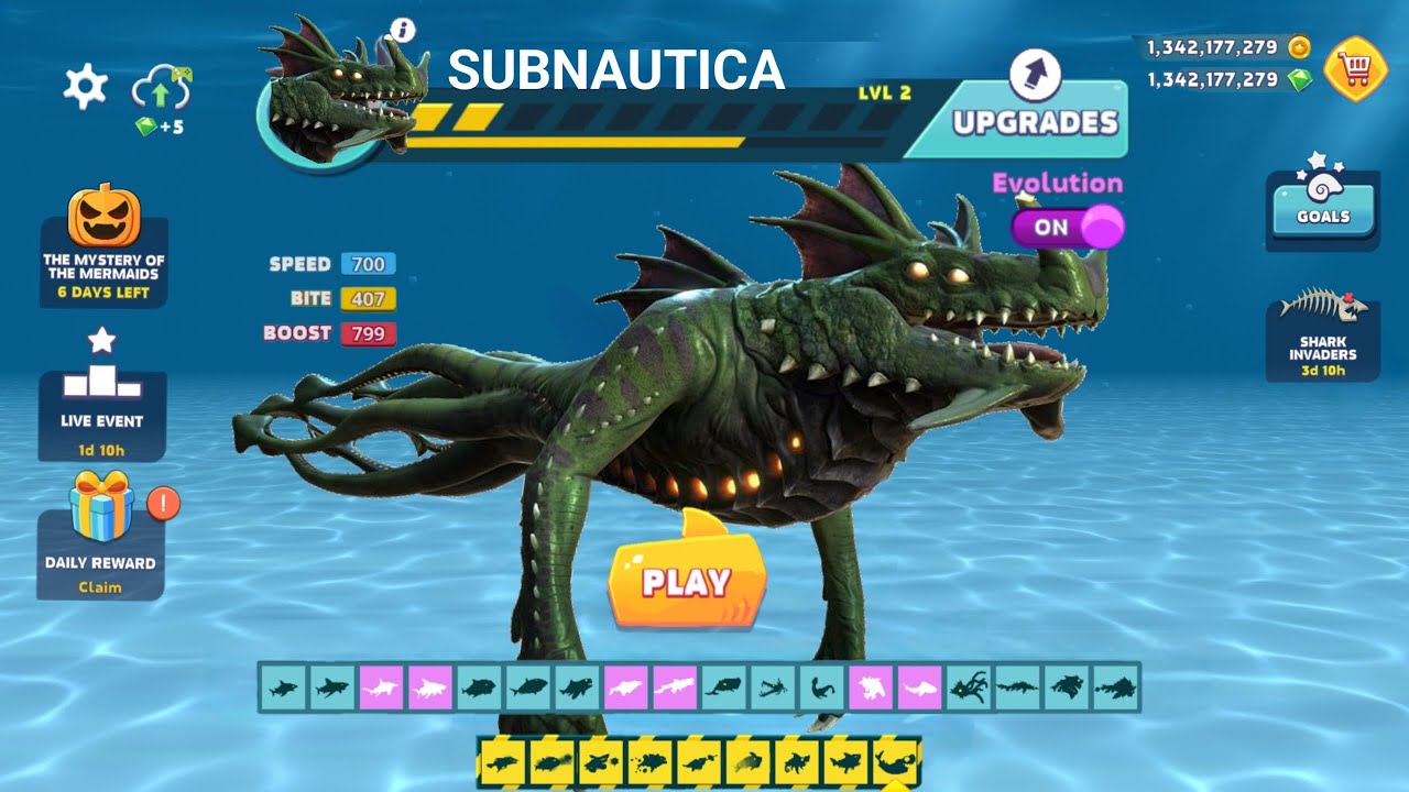 NEW SHARK SUBNAUTICA (MONSTER SEA) COMING SOON - BIG SHARK - UNLOCKED ...