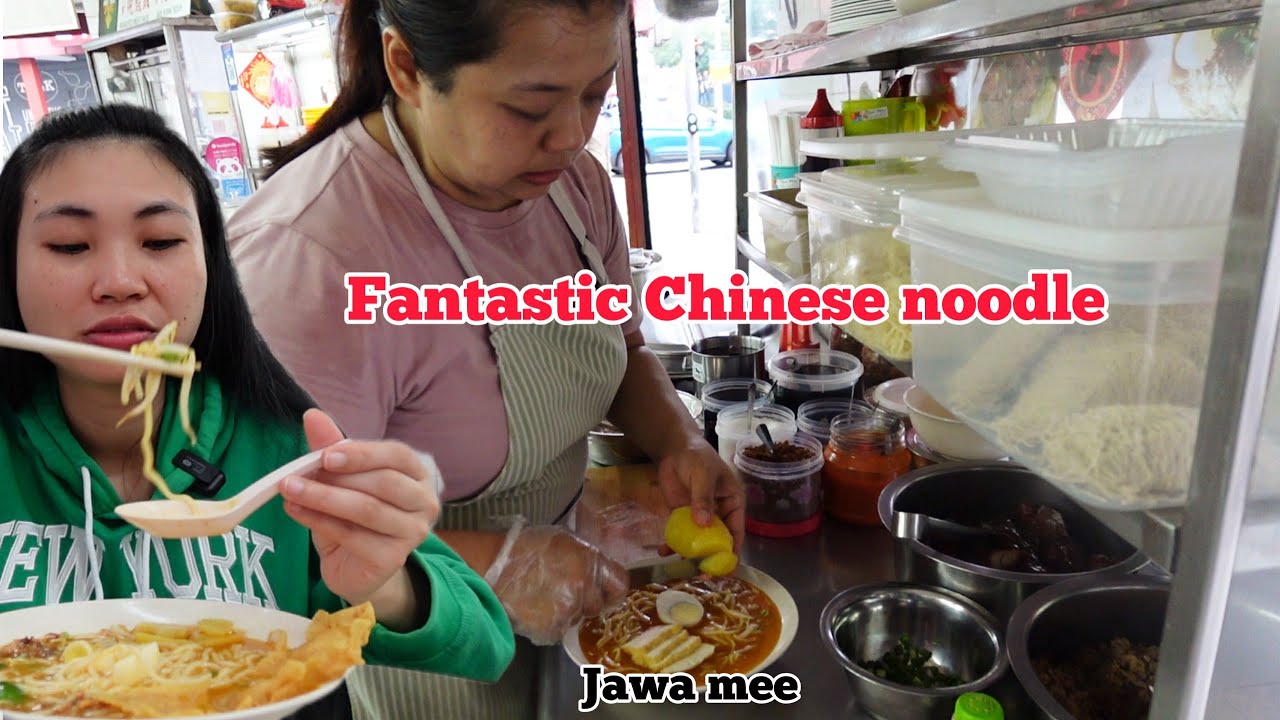 Tasty cheap Chinese Food Tai Kong ll Jawa Mee 8RM - YouTube