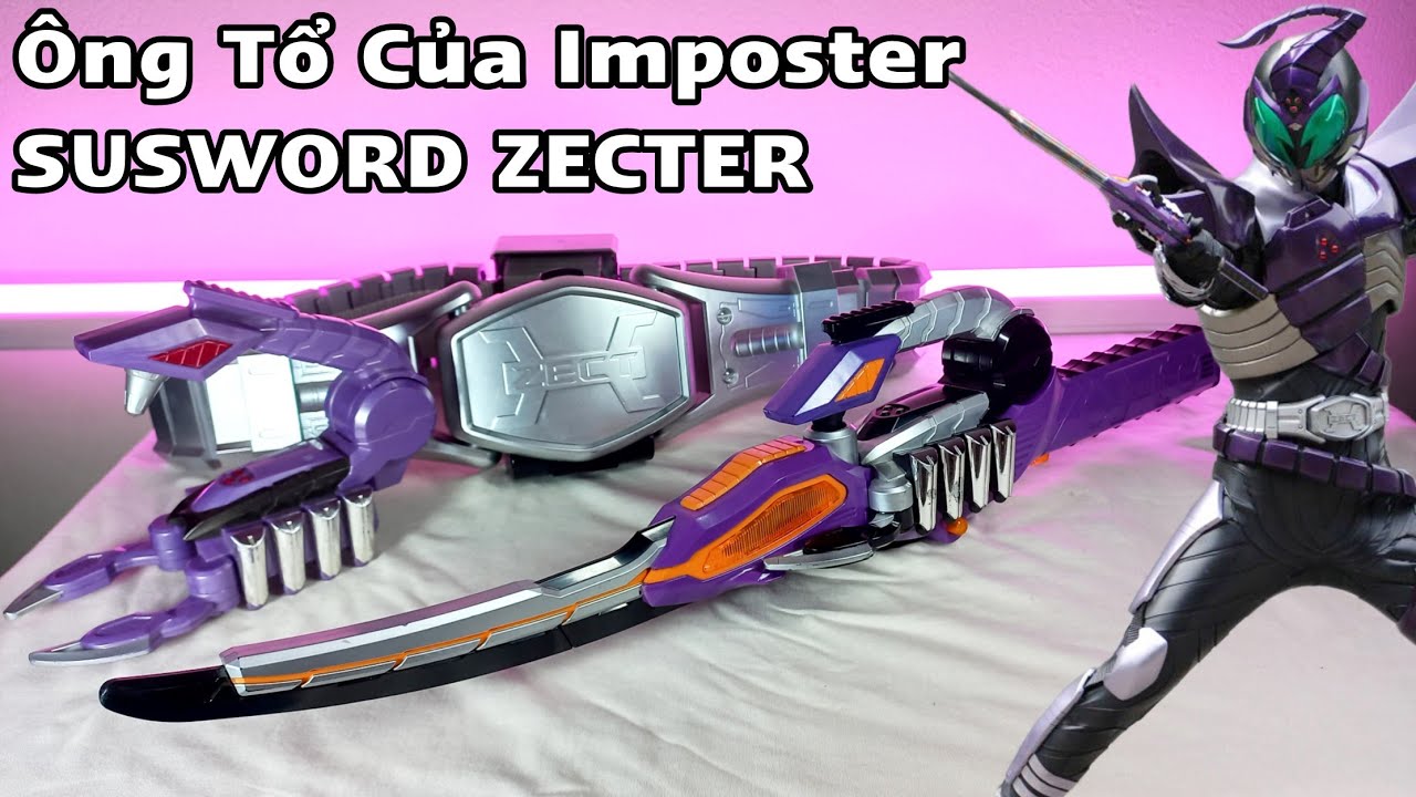 [Kabubu 06] Review Dx Sasword Zecter: Bọ Cạp Siêu Sú. Kamen Rider Kabuto - YouTube