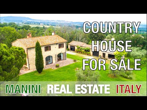 MANINI REAL ESTATE ITALY - Country House for sale in Tuscany IT - YouTube