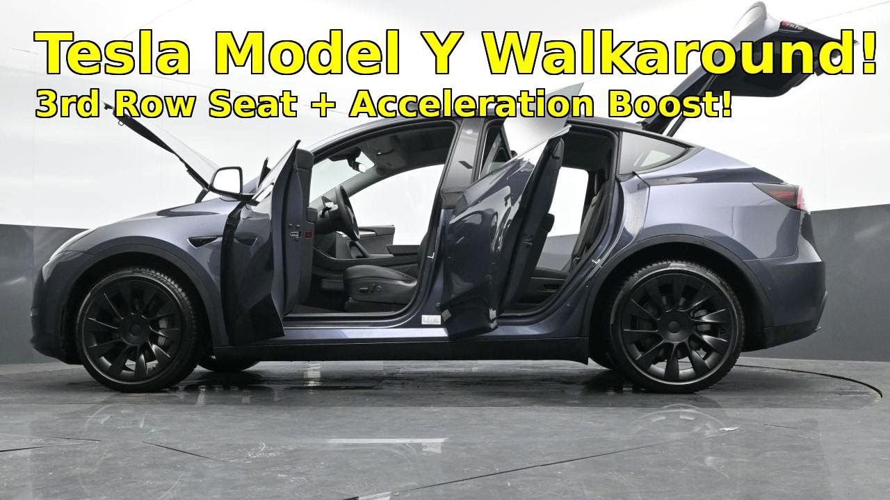 2023 Tesla Model Y Long Range Walkaround – Acceleration Boost & Third ...