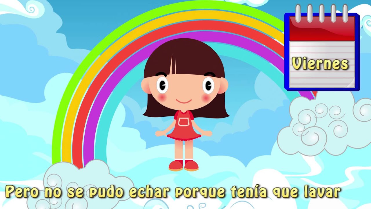 "Los dias de la semana" Canciones y Video Infantiles para Niños y Niñas ...