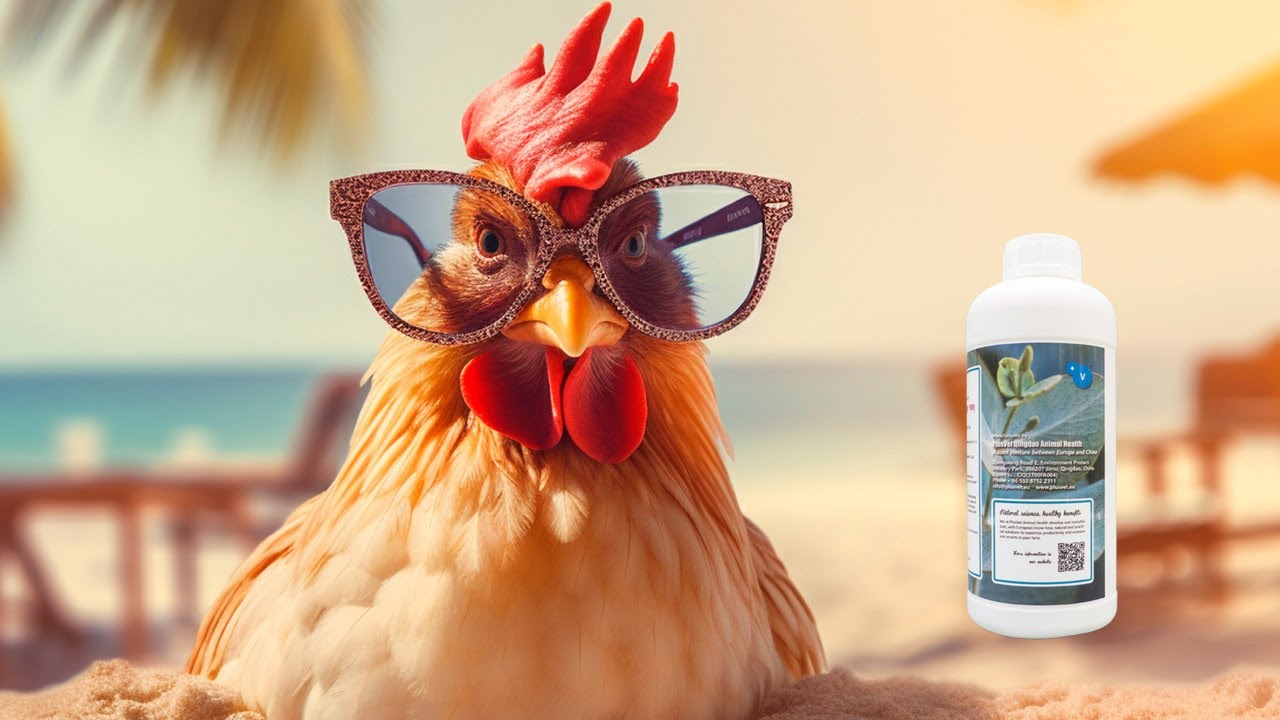 Cool chickens beat the heat naturally - YouTube