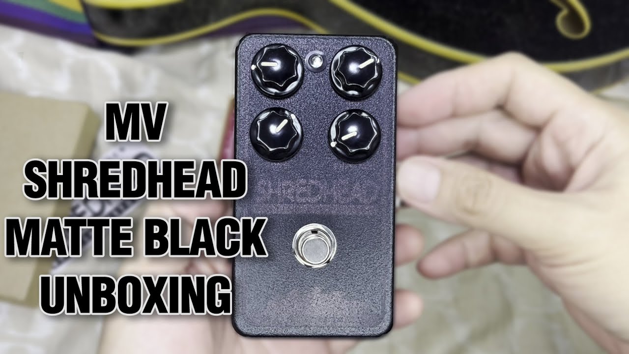MV Shredhead Limited Edition Matte Black (Unboxing) - YouTube