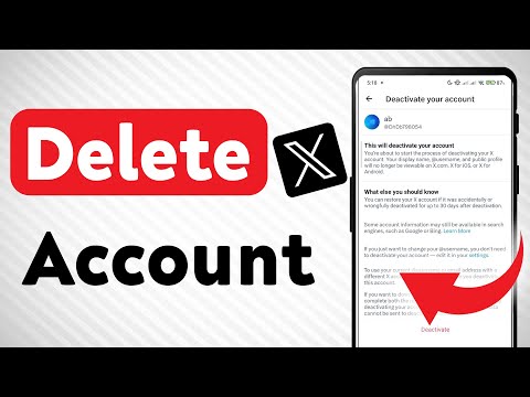 How To Delete Account On X App (Updated)