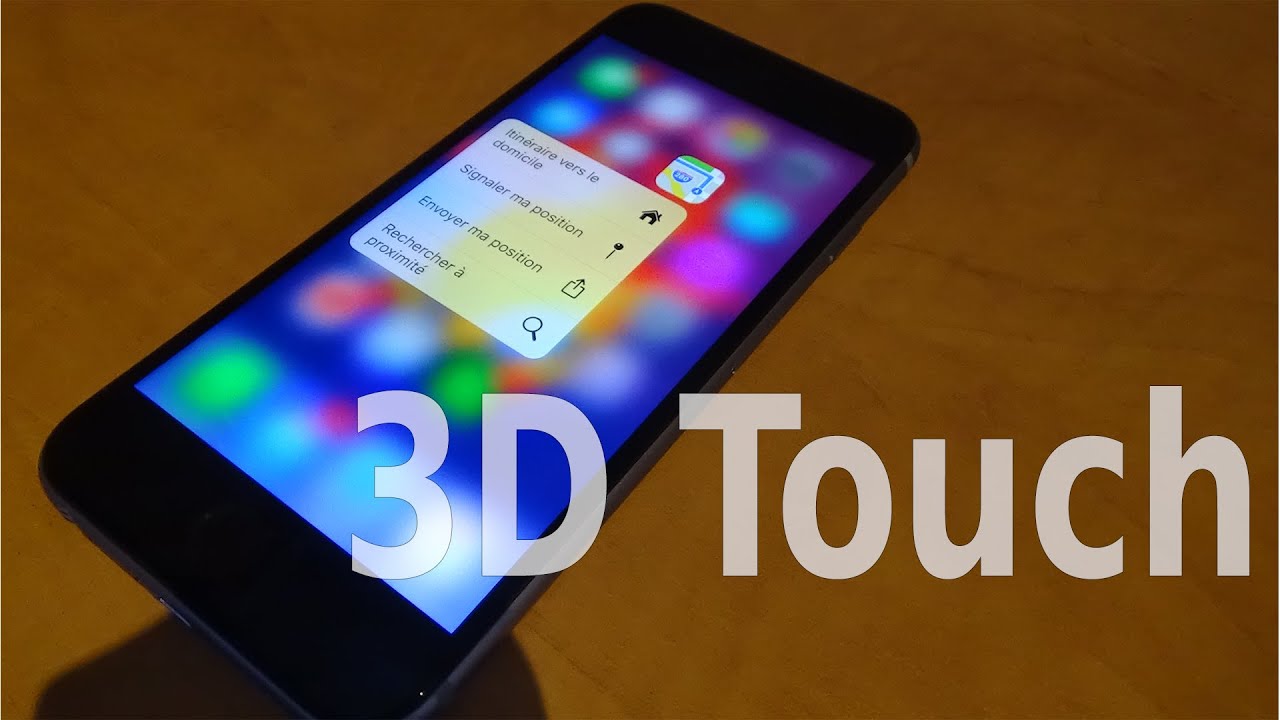 3D touch iPhone 6S - YouTube