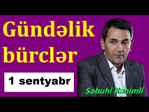 BÜRCLƏR –  1 SENTYABR (canlı)