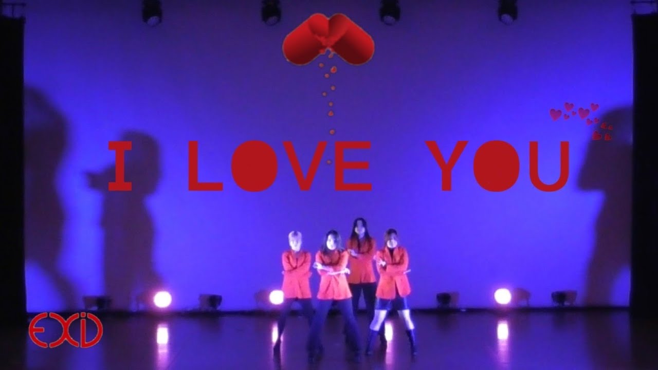 EXID ' I LOVE YOU ' - Dance Covered by 早稲田大学Parfum - YouTube