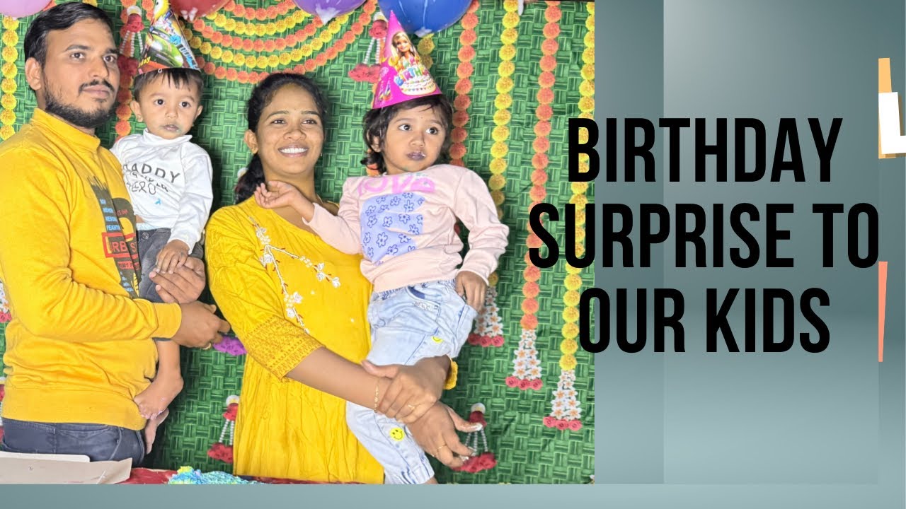 Our ## kids birthday ## surprise # - YouTube