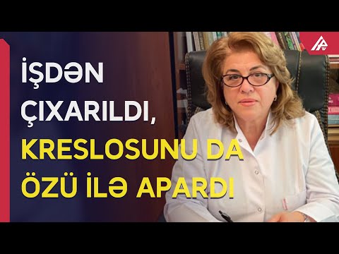 Azərbaycanda işdən çıxarılan direktor kreslosunu da özü ilə apardı
